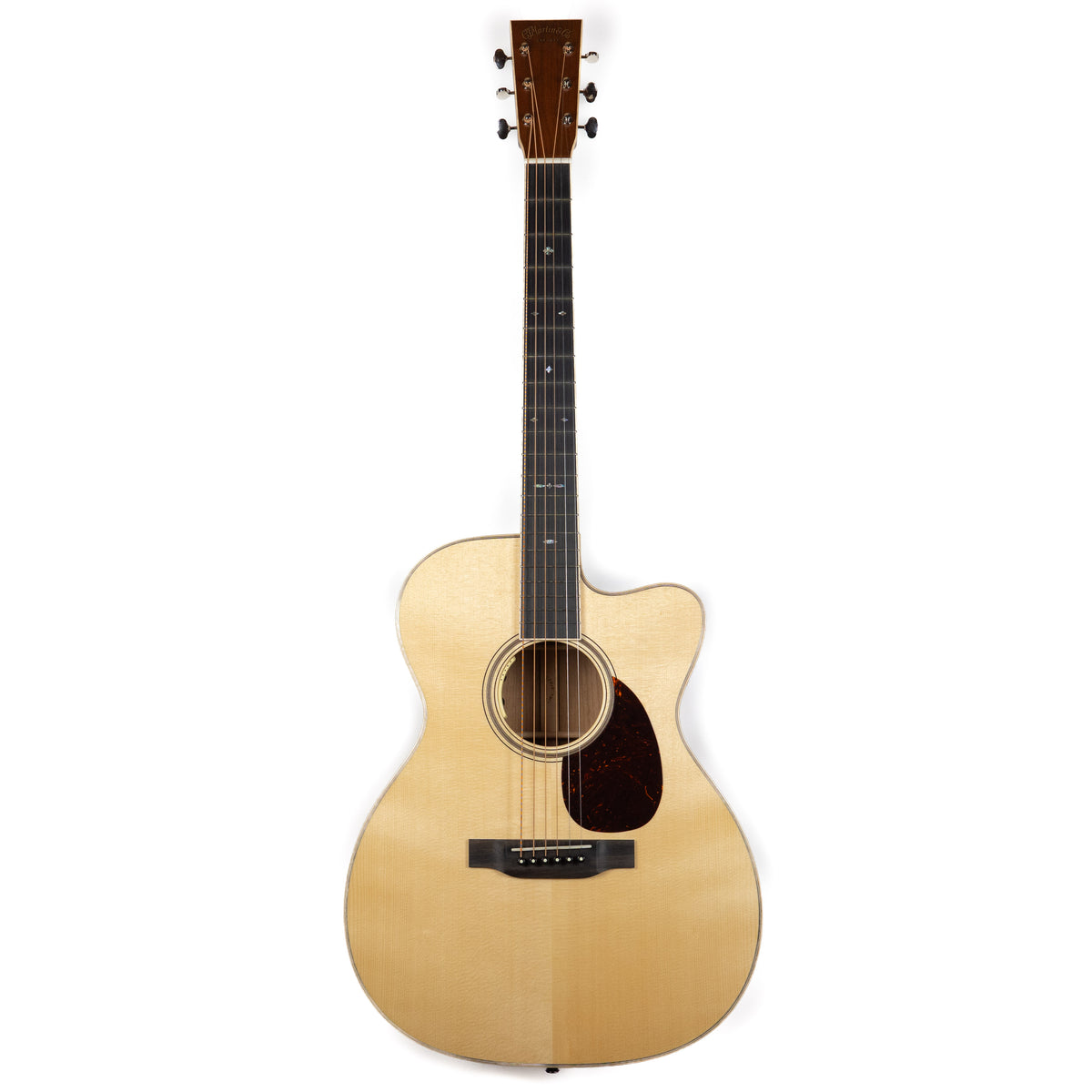Martin Custom Shop OM-14F Cutaway, High Altitude Spruce / Cherry — Rudy ...